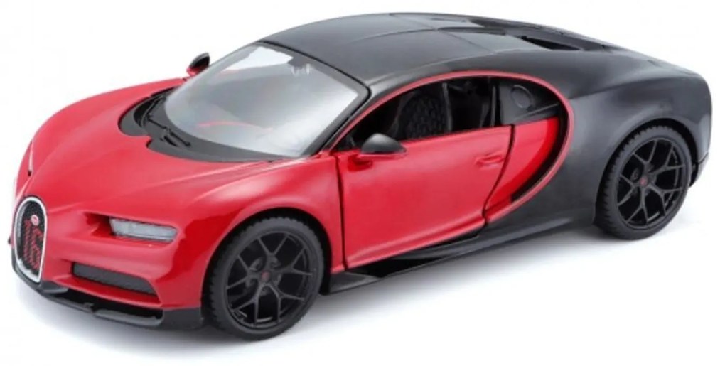 Bburago bugatti chiron sport red/black 1:18