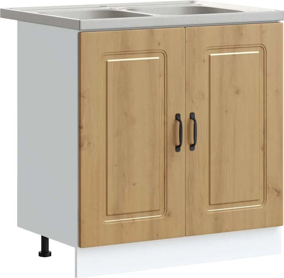Kuchyňská skříň Kalmar Artisanový dub 80 x 46 x 81,5 cm 3315010