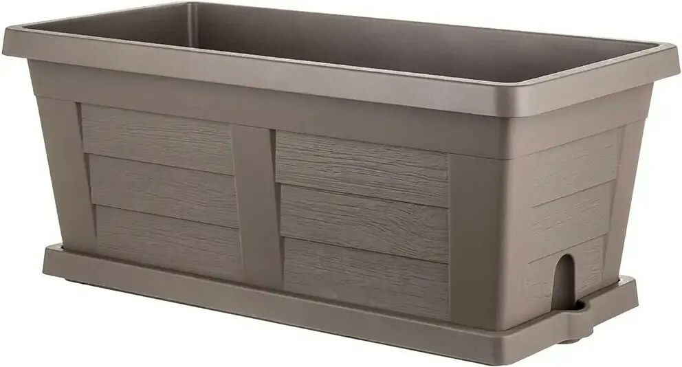 Bama Zahradní velkoobjemový truhlík Legno cappuccino, 60 x 30 x 25 cm, 60 cm