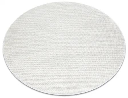 Dywany Luszczow Kusový koberec CASABLANCA PLUS kulatý krémový Jednobarevný, smyčkový Rozměr koberce: 133 cm KRUH