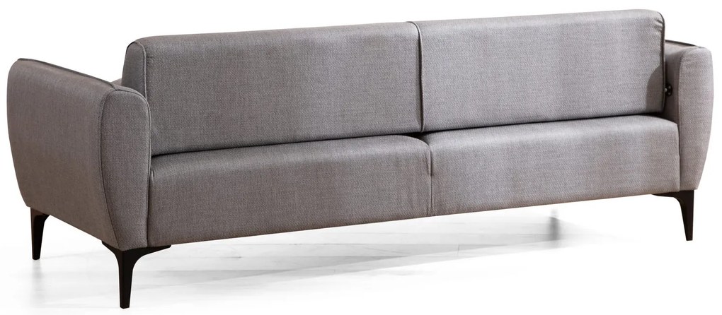 Hanah Home Třímístná pohovka BELISSIMO světle šedá 220 cm 560ARE1360
