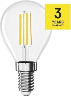Emos lighting LED žárovka Filament Mini Globe / E14 / 5,9 W (60 W) / 806 lm / teplá bílá 1525731253