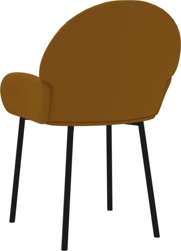 vidaXL Jídelní židle 2 ks samet [344771] Barva: Tmavě zelená