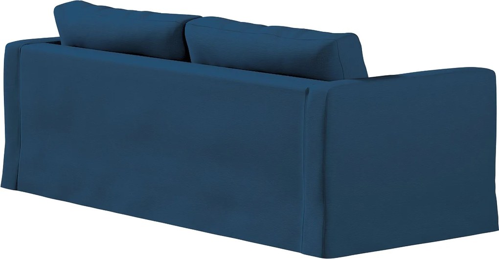 Potah na pohovku IKEA  Karlstad 3-místná, nerozkládací, dlouhý barva tmavě modrá