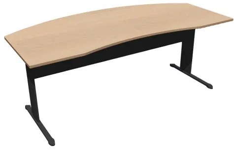 Tvarový kancelářský stůl Ergo s ABS hranou - 200cm - ER4020 - 3D1567