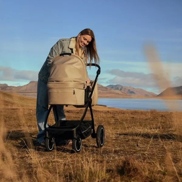 Lionelo - Kombinovaný kočárek 2v1 MERIL Beige Sand