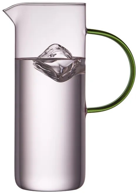 Lyngby Glas Skleněný džbán Torino 1.1L  Pink/Green