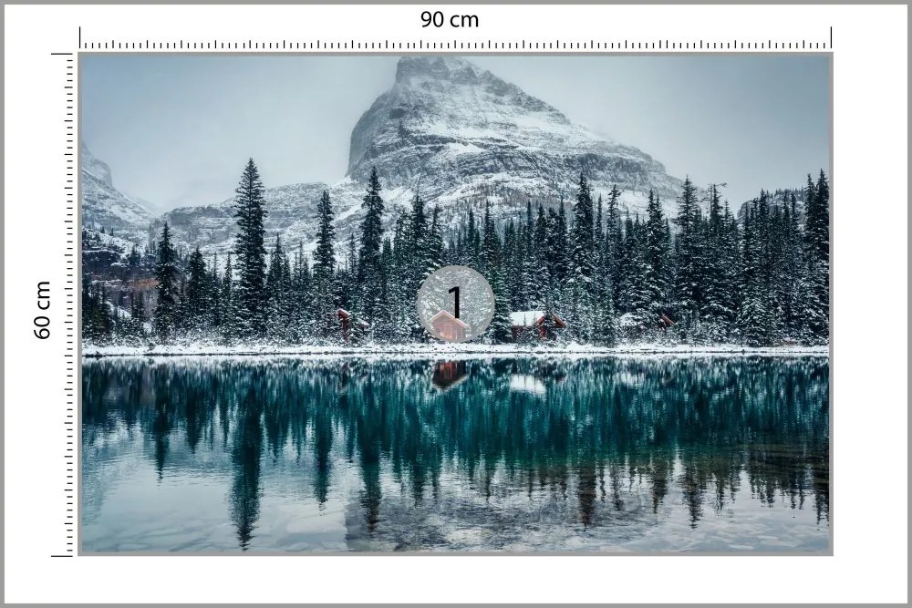 Fototapeta Lake O&amp;#039;hara V Kanadě Hladký vinyl 104x70.5