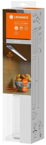 Ledvance - SADA 2x LED Stmívatelné podlinkové svítidlo se senzorem LED/11W/230V