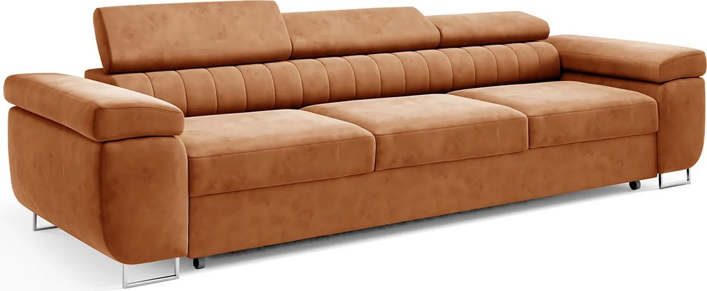 Eka Rozkládací pohovka NEO, 262 cm Barva látky: Smaragdově zelená (Monolith 37)