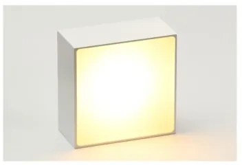 Stropní LED svítidlo Mivvy PUKK IP65 75 × 75 mm s externím zdrojem - bílá, 3000 K, 315 - 430 lm