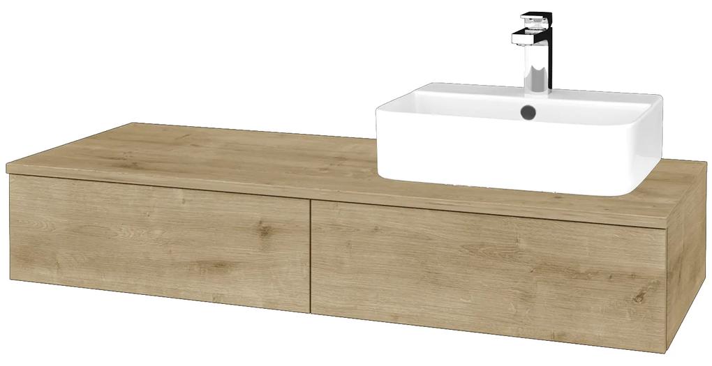 Dřevojas Koupelnová skříňka MODULE SZZ2 120 Varianta: J01 Organic / J01 Organic / Pravé