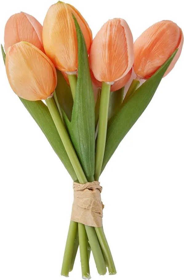 Butlers FLORISTA Svazek mini tulipánů 7 ks 16 cm - oranžová