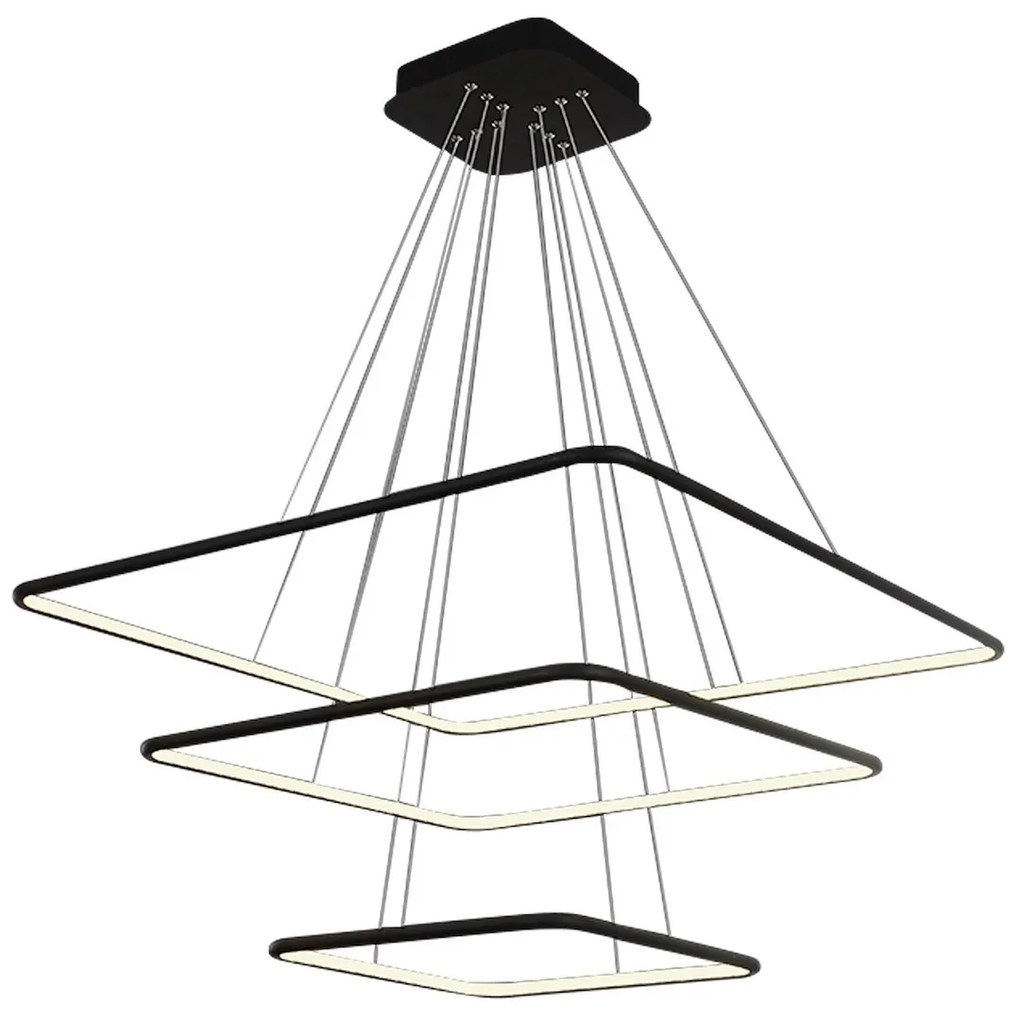 Závěsné LED svítidlo Nix, 3x LED 117w, 3000k, b