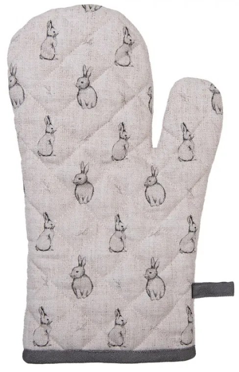 Bavlněná kuchyňská chňapka s králíčky Bunny Buddies – 18x30 cm