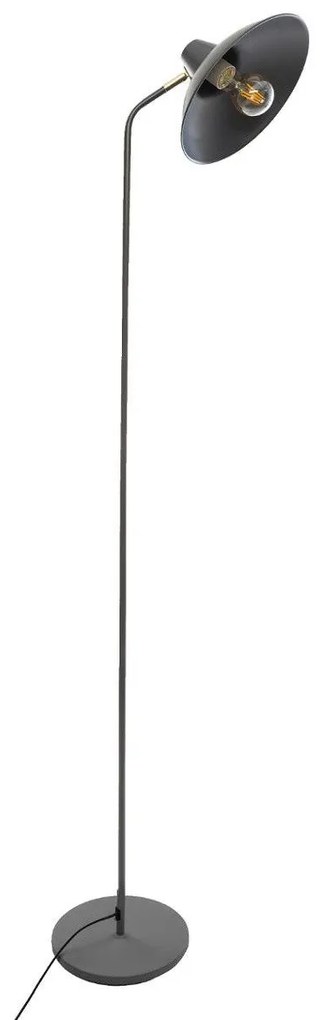 Stojací lampa CELIA, 155 cm, barva šedá