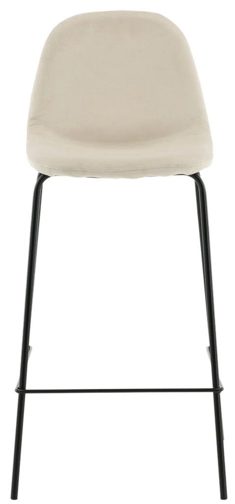 Barová židle Polar, 2ks, béžová, S41,5xD43xV105