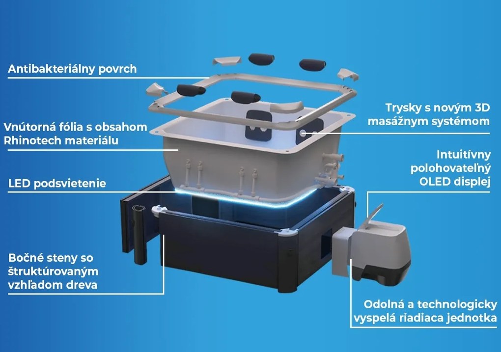Marimex | Vířivý bazén MSPA Oslo Plus F-OS063WP | 11406451