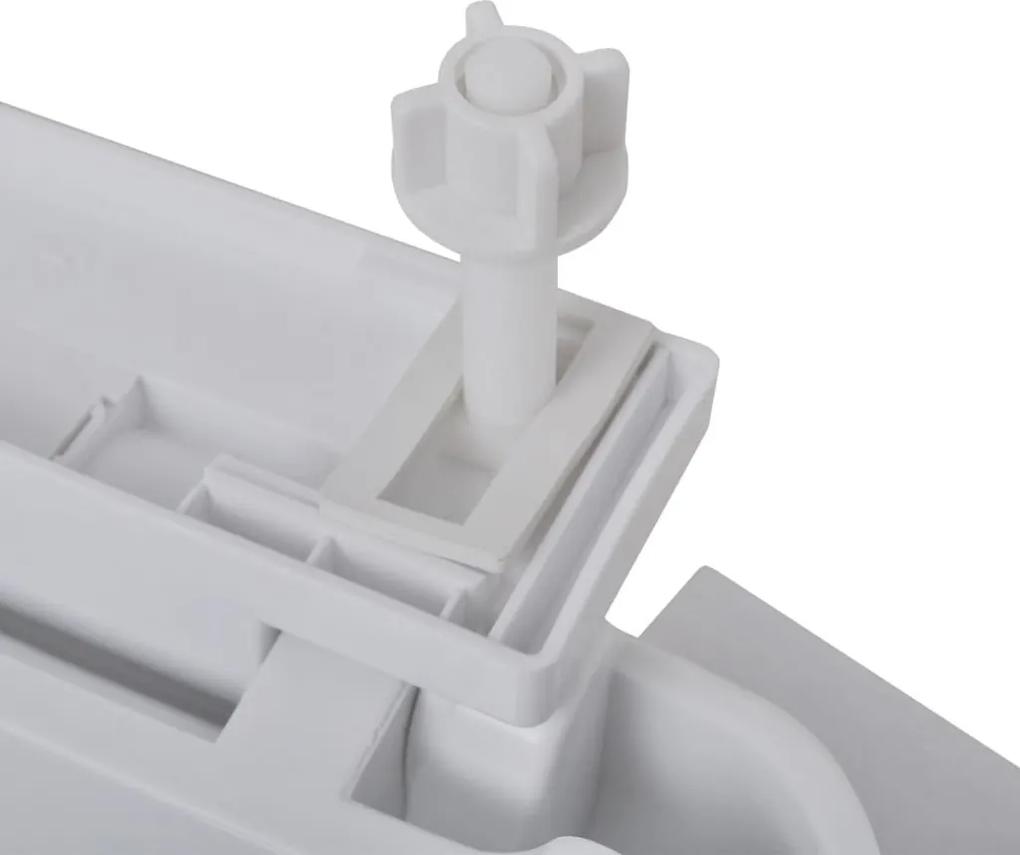 vidaXL WC sedátka s funkcí pomalého sklápění 2 ks bílo-žlutá plastová [275931]