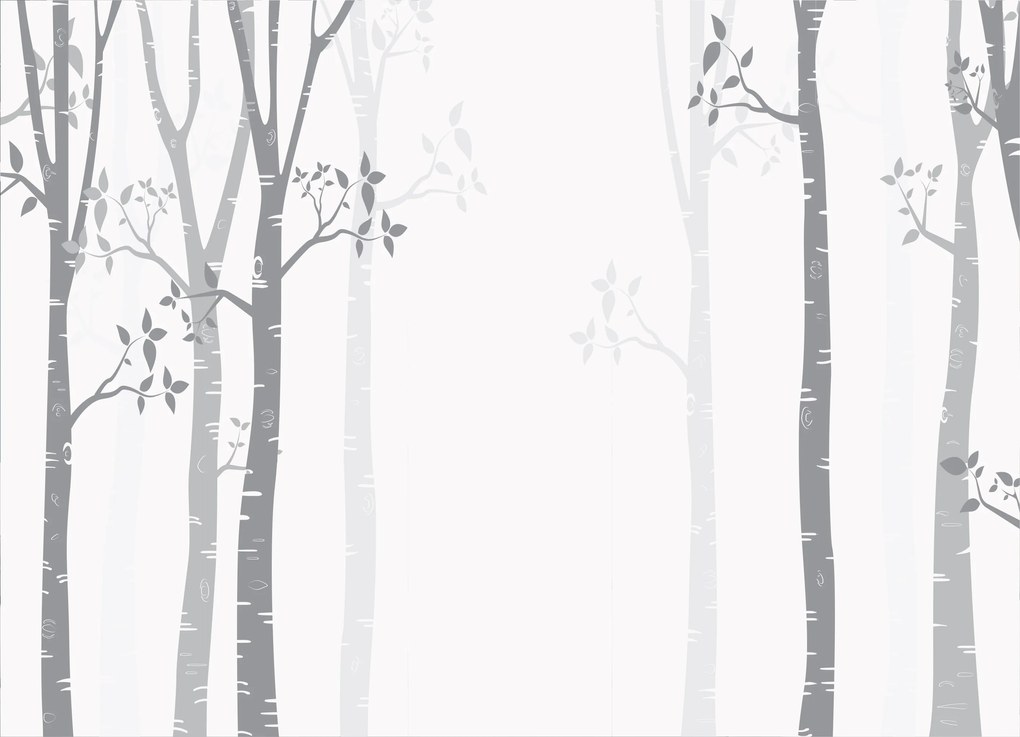 Malvis Tapeta zimní les Vel. (šířka x výška): 144 x 105 cm
