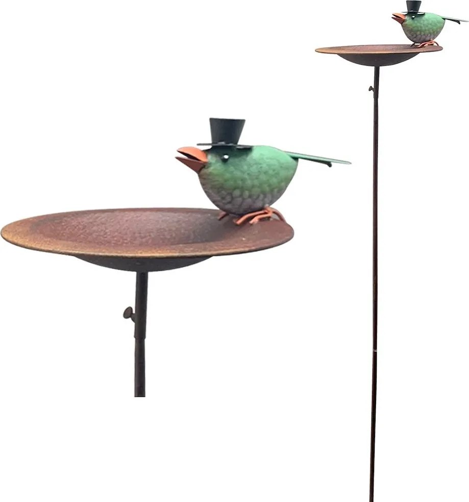 Krmítko pro ptáky ELEGANT 114 cm hnědé