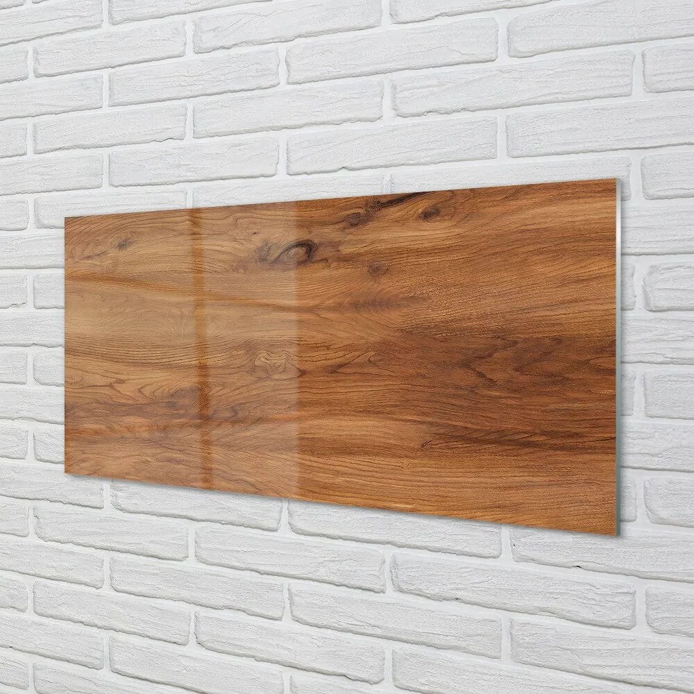 Obraz na skle Dřevo uzlů obilí 125x50 cm