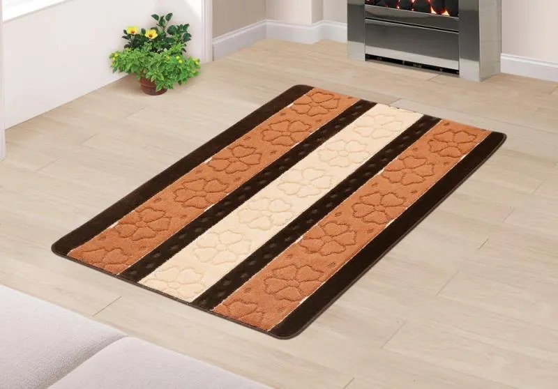 Bellatex Koberec - běhoun Hnědá 80 cm, (šířka), 120 cm délka