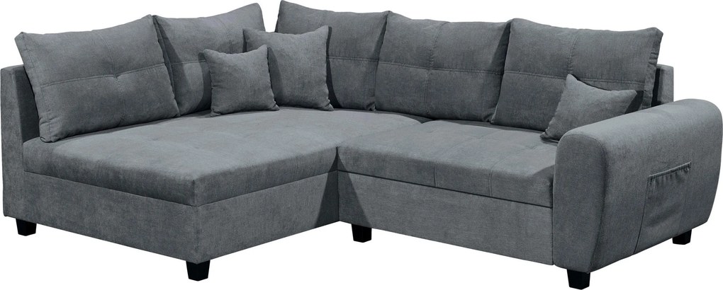 XXXLutz ROHOVÁ SEDAČKA, textil, antracitová MID.YOU - Sedací soupravy - 002220035602