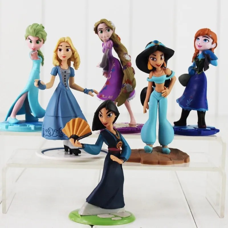 Figurky Disney Princezny z pohádek 6 ks