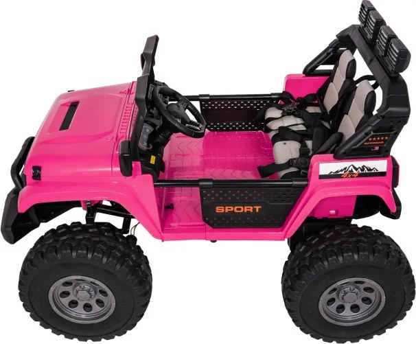 Elektrické autíčko Extreme Sport 4x4 růžové