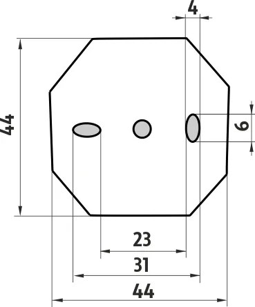 Nimco Police s ohrádkou, 60 cm UNIX - UN 13091AX-60-26