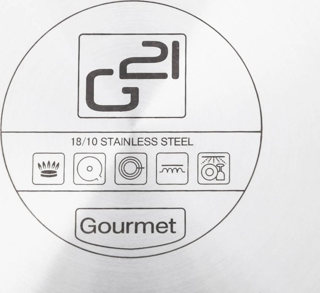 Sada nádobí G21 Gourmet Magic s cedníkem, 9 dílů, nerez [60022151]