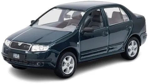 Kaden škoda fabia sedan, tmavě zelená metalíza 1:43