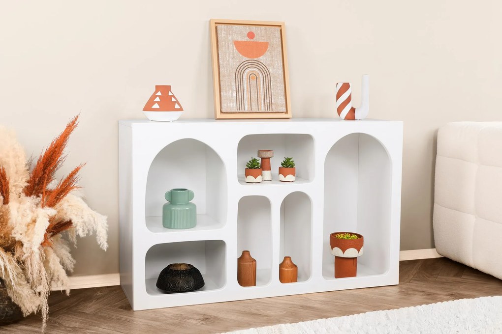 Kalune design Konzolový stolek LIVA bílý