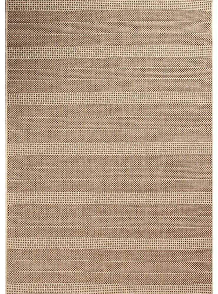 Kusový koberec Pruhy hnědý, Velikosti 80x200cm