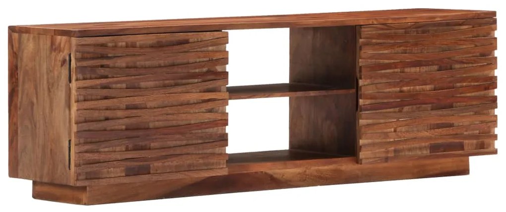 TV stolek 120 x 30 x 40 cm masivní akáciové dřevo 247701