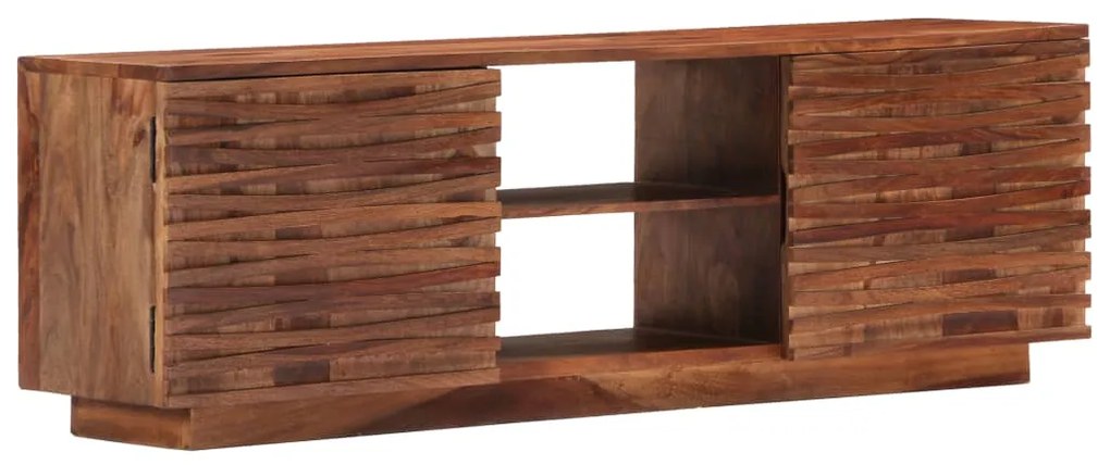 247701 vidaXL TV stolek 120 x 30 x 40 cm masivní sheeshamové dřevo