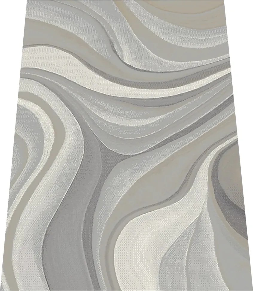 BE Koberec Smart Home 2551 Grey - šedý obdélníkový Rozměr: 60x100 cm