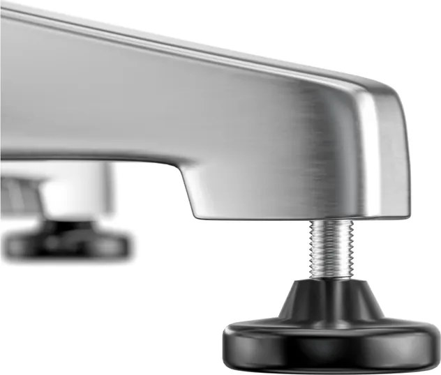 Sada 2 ks zahradních barových stolů CITY 60 cm stříbrná