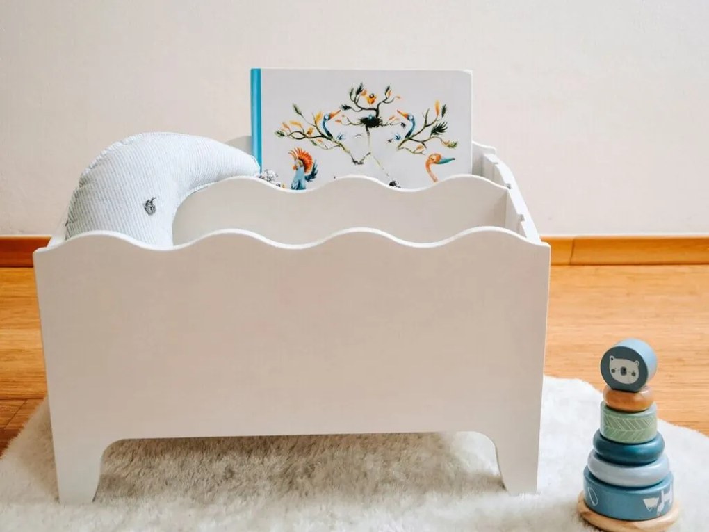 Wamm Cosy Room Dětský úložný box na knížky Zvolte barvu: Bílá