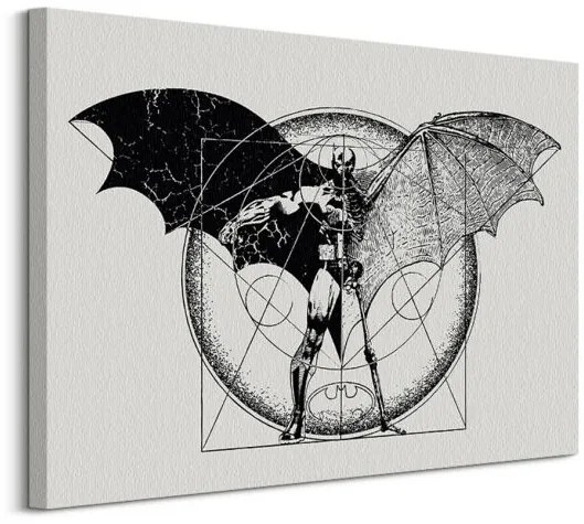 Obraz na plátně DC Comics Batman (Dark Arts) 80x60cm WDC99298