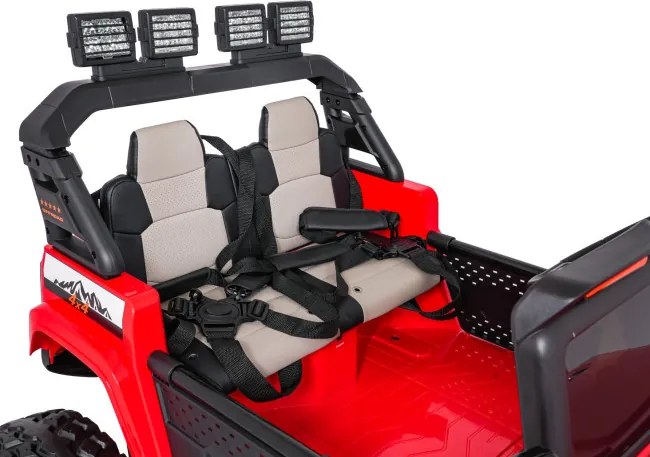 Elektrické autíčko Extreme Sport 4x4 červené