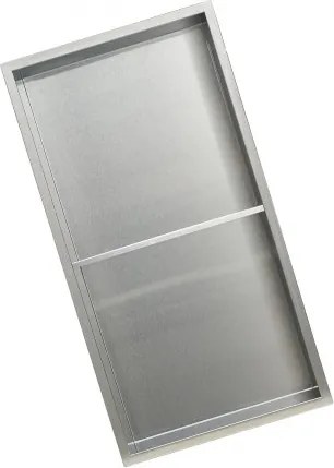 Sprchový výklenek, 33,0 × 63,5 × 10,2 cm VEVOR – Stříbrná