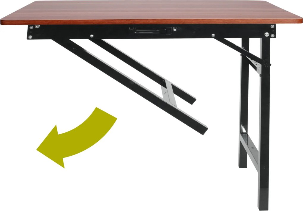 Stůl pracovní skládací, 100x60x80cm(d/š/v), nosnost až 100kg