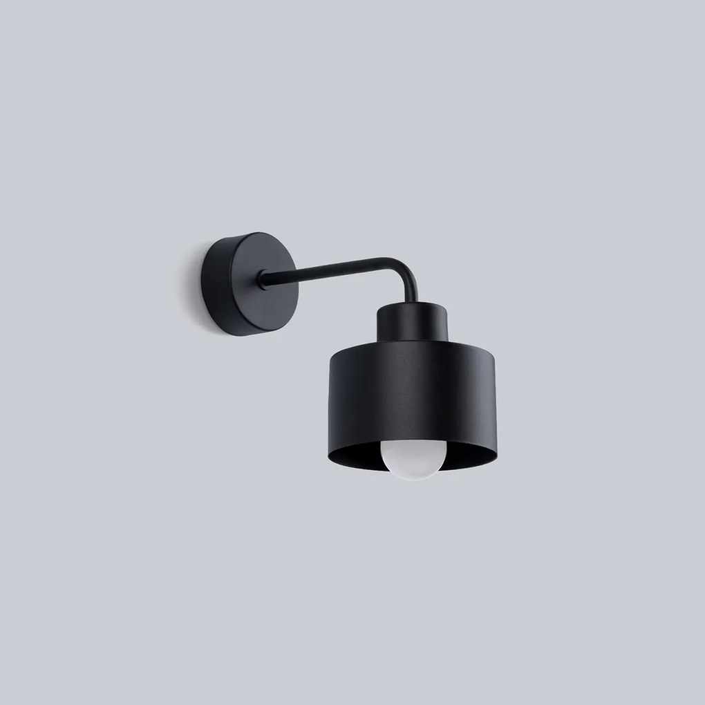 Sollux Lighting Nástěnné svítidlo SAVAR 1 Černá