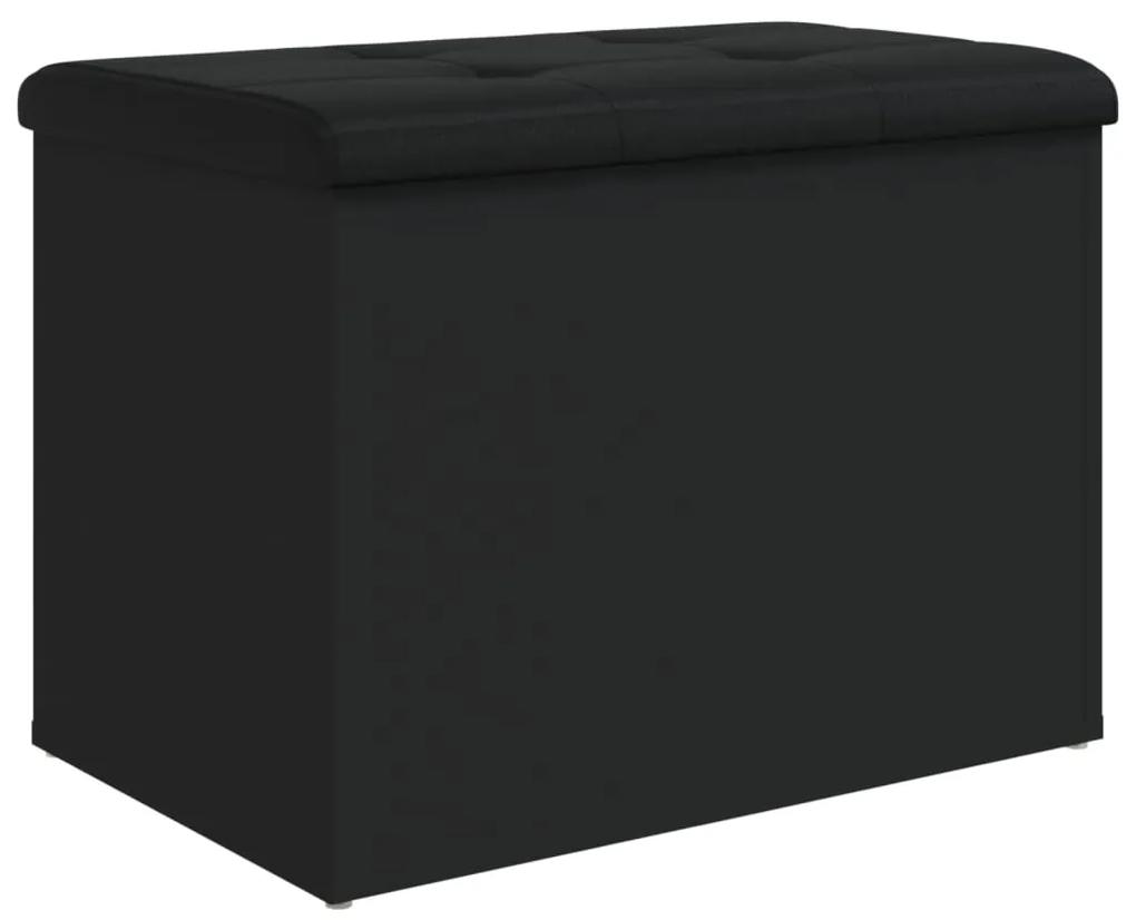 vidaXL Úložná lavice černá 62 x 42 x 45 cm kompozitní dřevo
