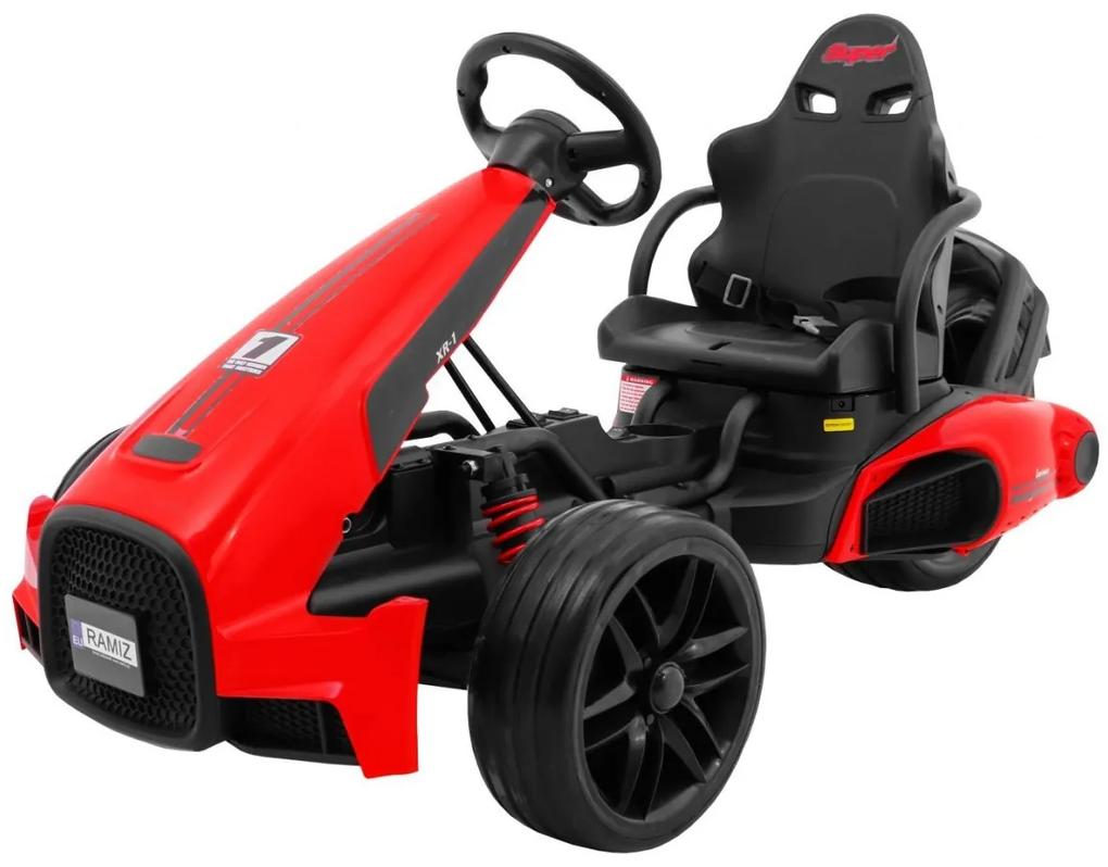 Dětská elektrická motokára Bolid XR-1 - červená