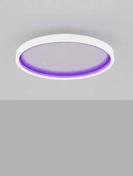 Moderní stropní svítidlo Chet RGB 39 s dálkovým ovládáním