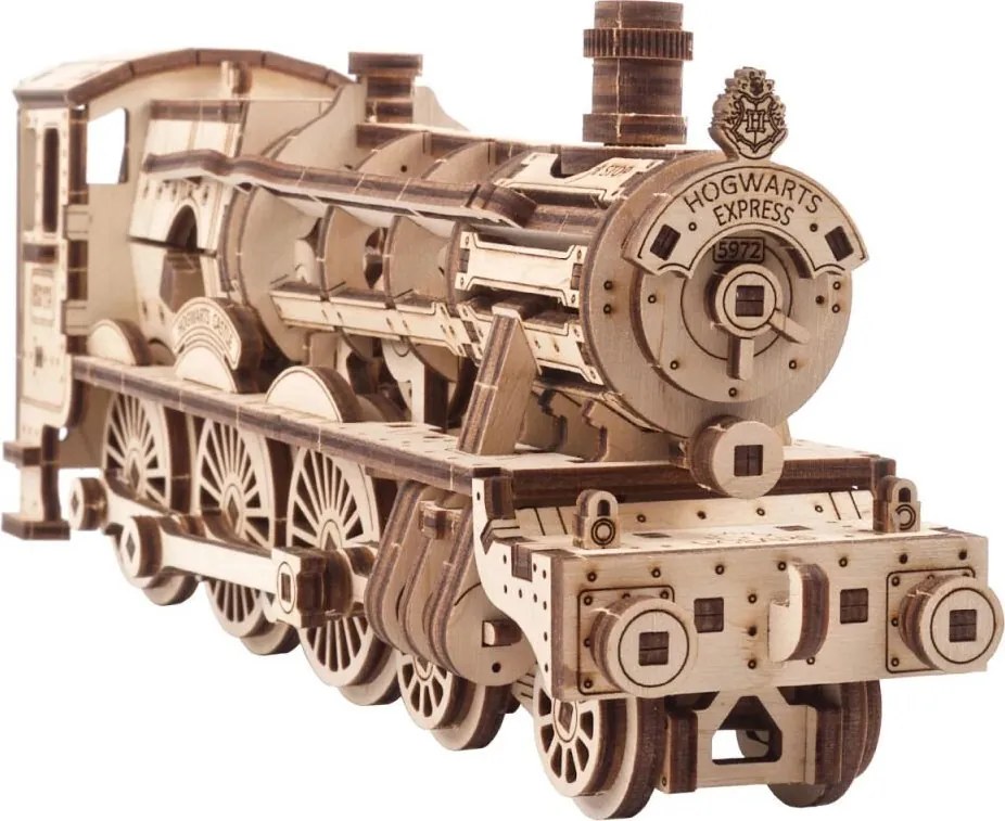 Puzzle Ugears 3D dřevěné mechanické Harry Potter Bradavický expres [6950343]