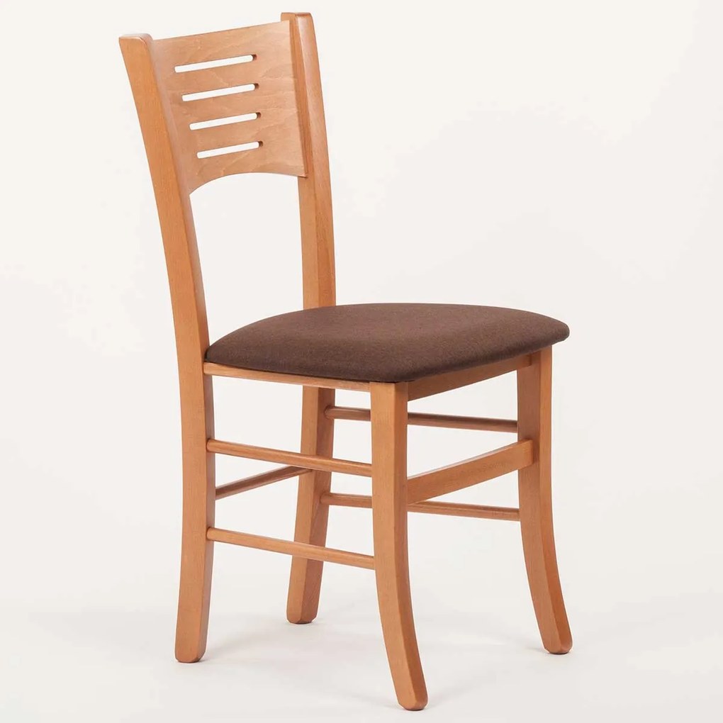 Stima Židle VERONA s čalouněným sedákem dub sonoma LUX šedá 5